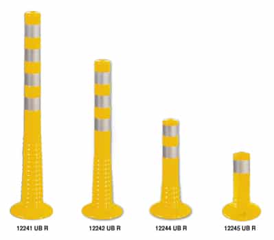 Polyurethane Flexible Delineator Posts Yellow